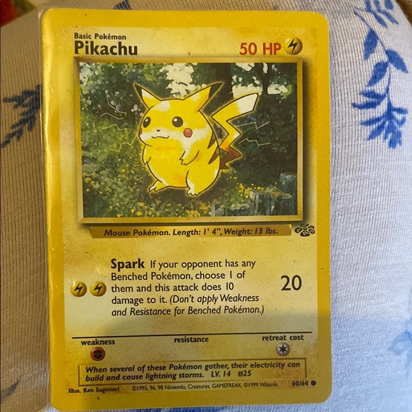 Pokemon | Other | Pokemon Pikachu Trading Card | Poshmark
